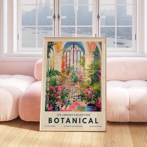 Colourful Flower Poster, Indoor Plants, Botanical Garden Collection ...