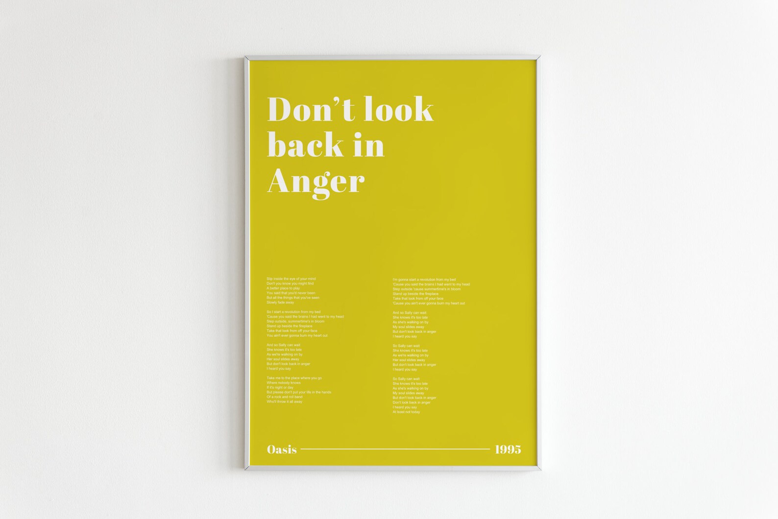 Personalised Song Poster Lyrics Print Special Gift Any Song - Etsy