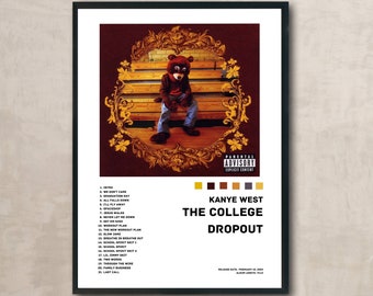 College Dropout Album Poster - Etsy