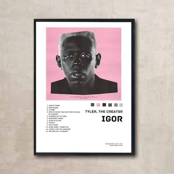 Pink Tyler the Creator Poster - Etsy