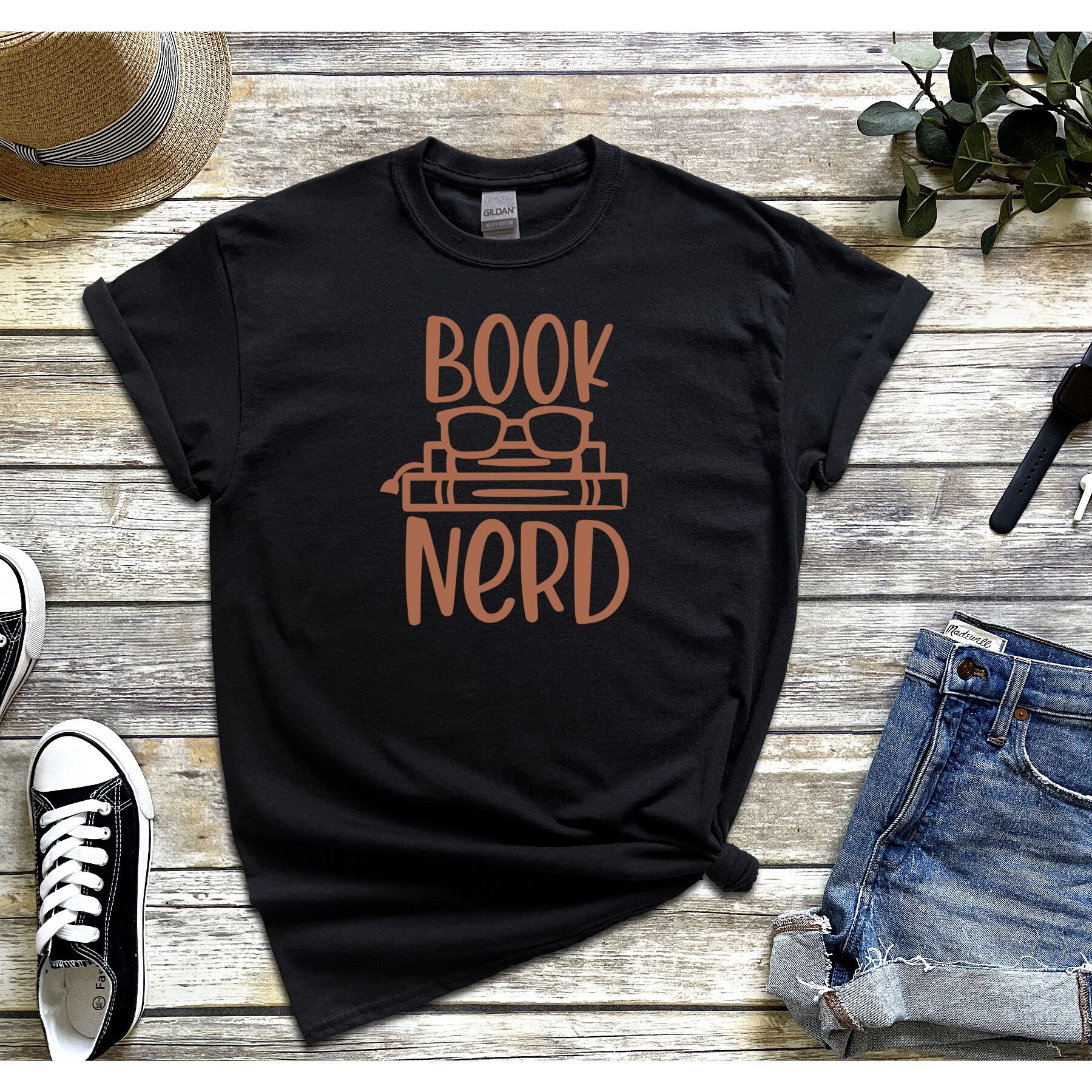 T-shirt-book Nerd Book Nerd T-shirt-reading-books-unisex T-shirt - Etsy