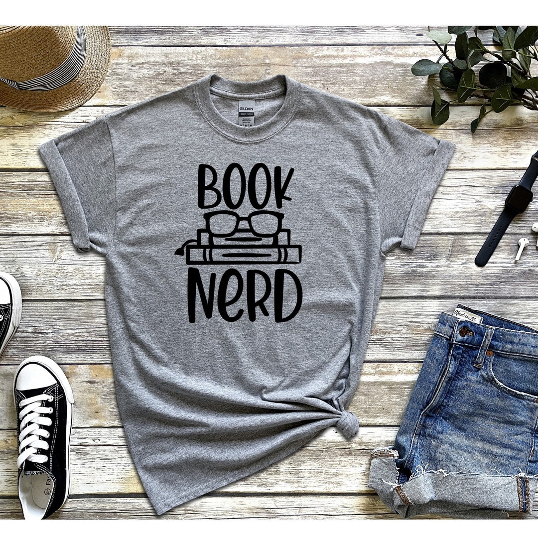 T-shirt-book Nerd Book Nerd T-shirt-reading-books-unisex T-shirt - Etsy