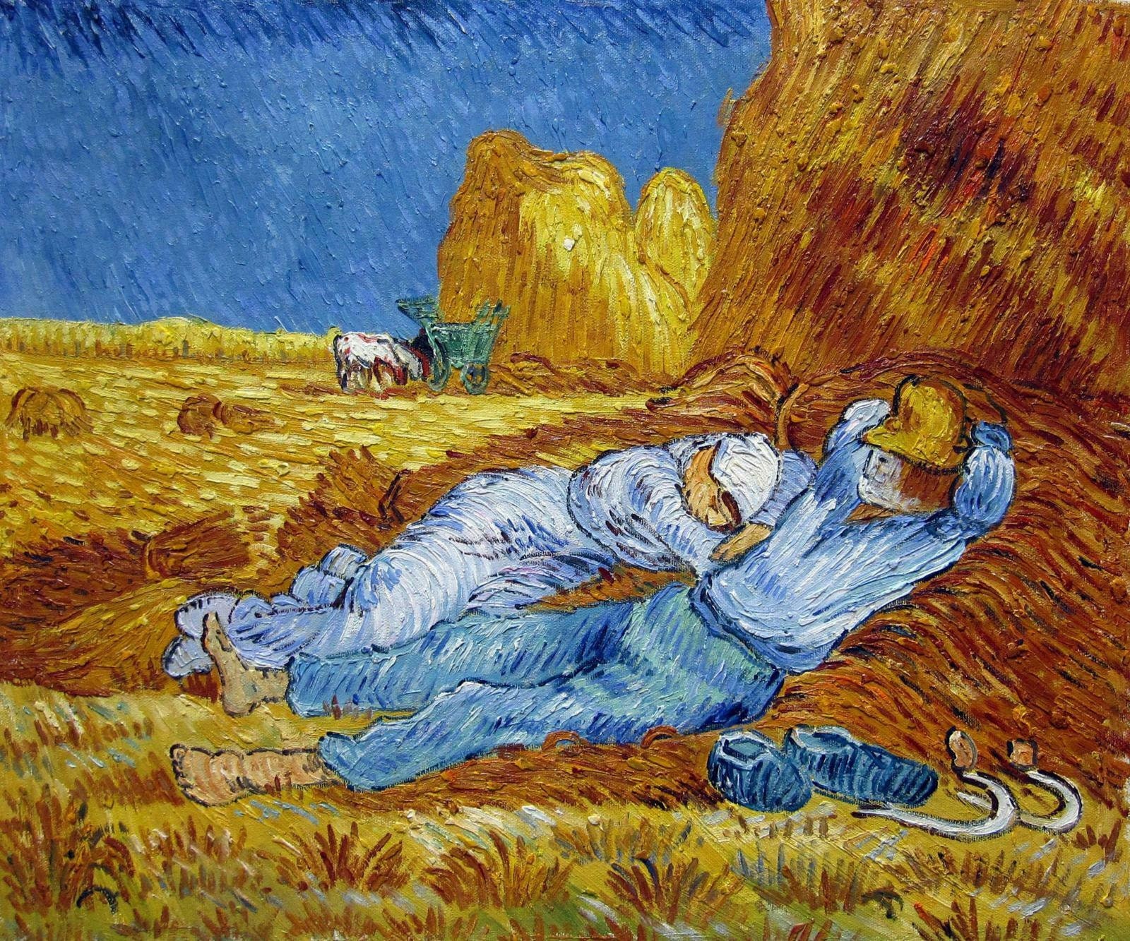 The Nap After Van Gogh Painting Oil Painting on Canvas Signed / Hand ...