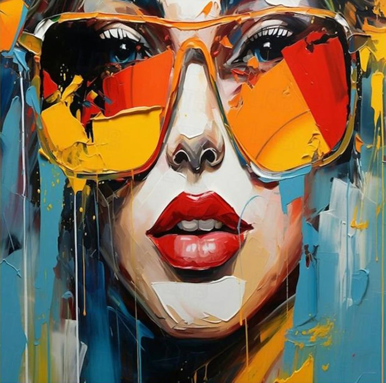 Portrait Woman Oil on Canvas / Figure Woman Oil Painting on Canvas - Etsy
