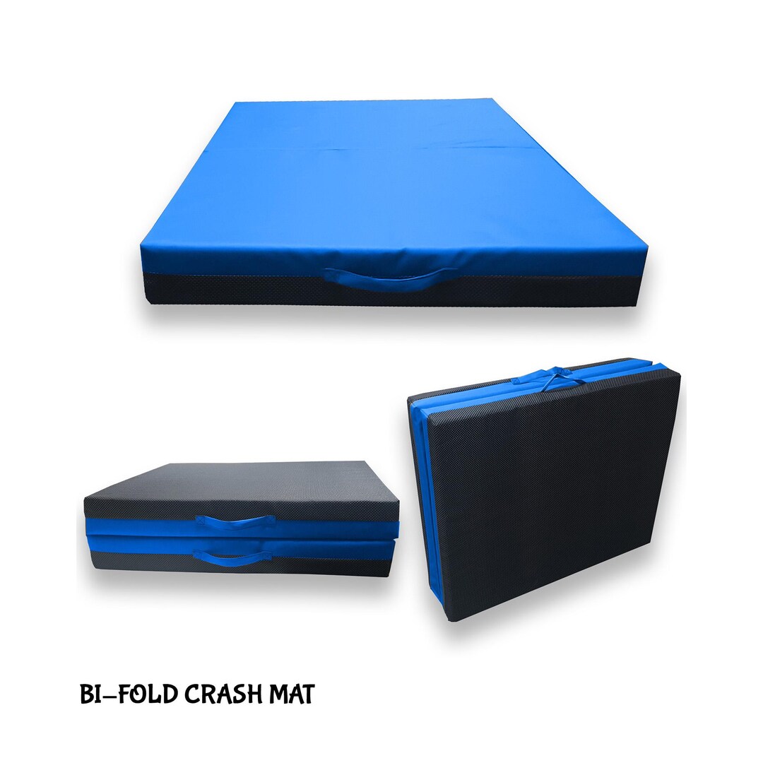 Royal Blue Bi-fold Crash Mat: 10cm Thick Non-slip Gym Mat - Etsy