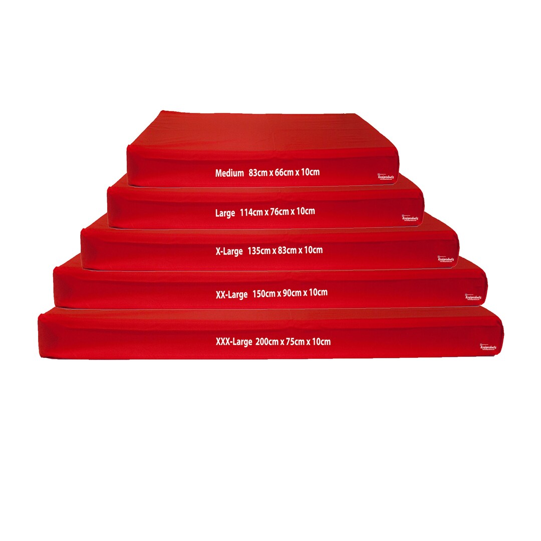 Kosipad Red Gymnastics Excercise Gym Crash Mat 10cm Thick High Density ...