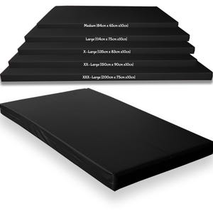Gymnastics Gym Crash Mat, Black Landing, Tumbling, Safety Exercise Mat ...