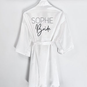 Personalised Bridal Robes | Custom Bridesmaid Robes | Personalised ...
