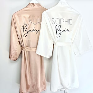 Personalised Bridal Robes | Custom Bridesmaid Robes | Personalised ...