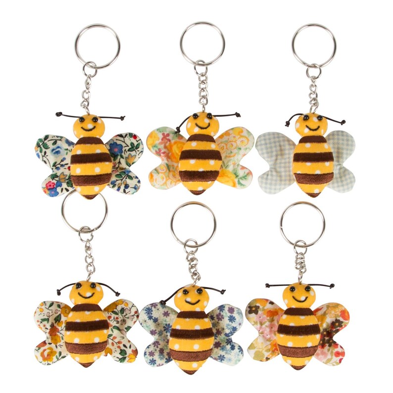 Bumble Bee Keyring Cute Buzzing Bee Keyring Busy Bee Gifts | Etsy UK