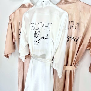 Personalised Bridal Robes | Custom Bridesmaid Robes | Personalised ...