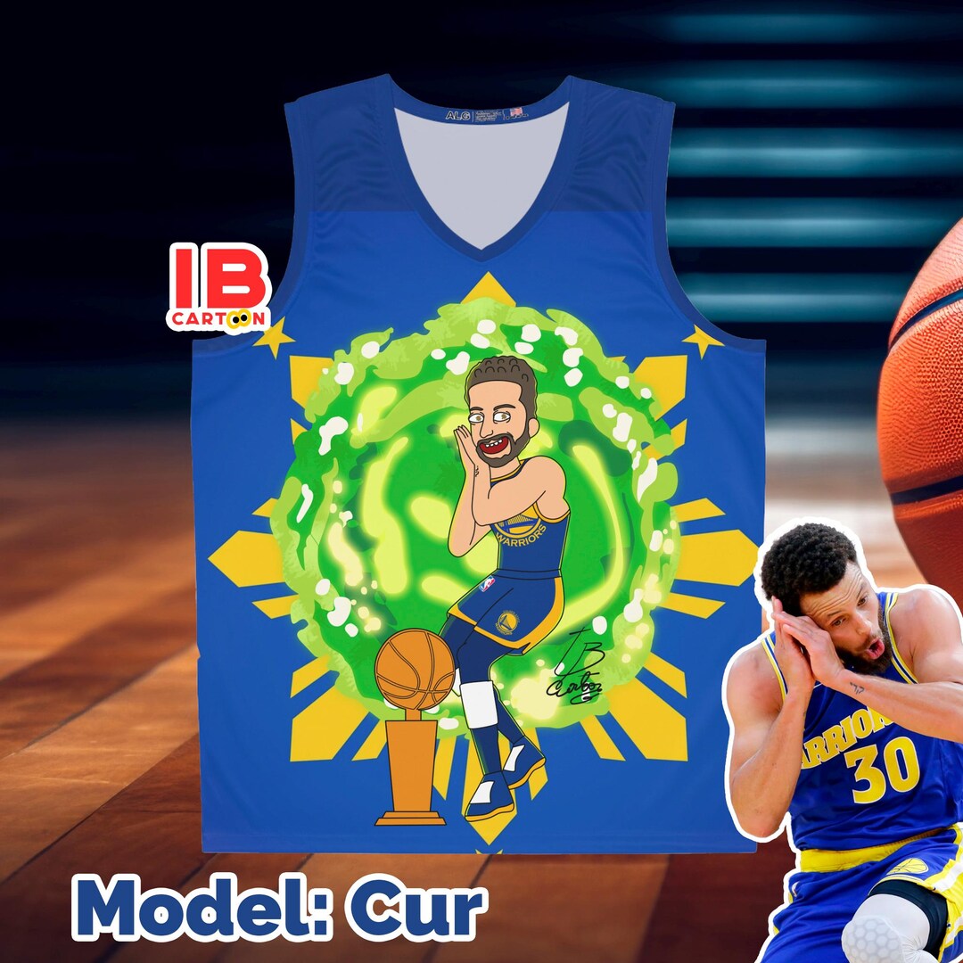 Nba Star Unisex Jersey, Rick and Morty, Simpsonized, Basketball Jersey ...
