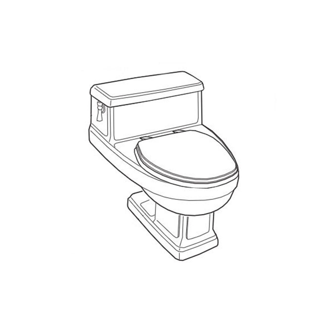 Incepa Ibiza Toilet Seat Bone — G & E Architectural Products American ...