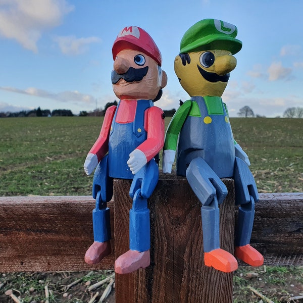 Mario and Luigi - Etsy UK