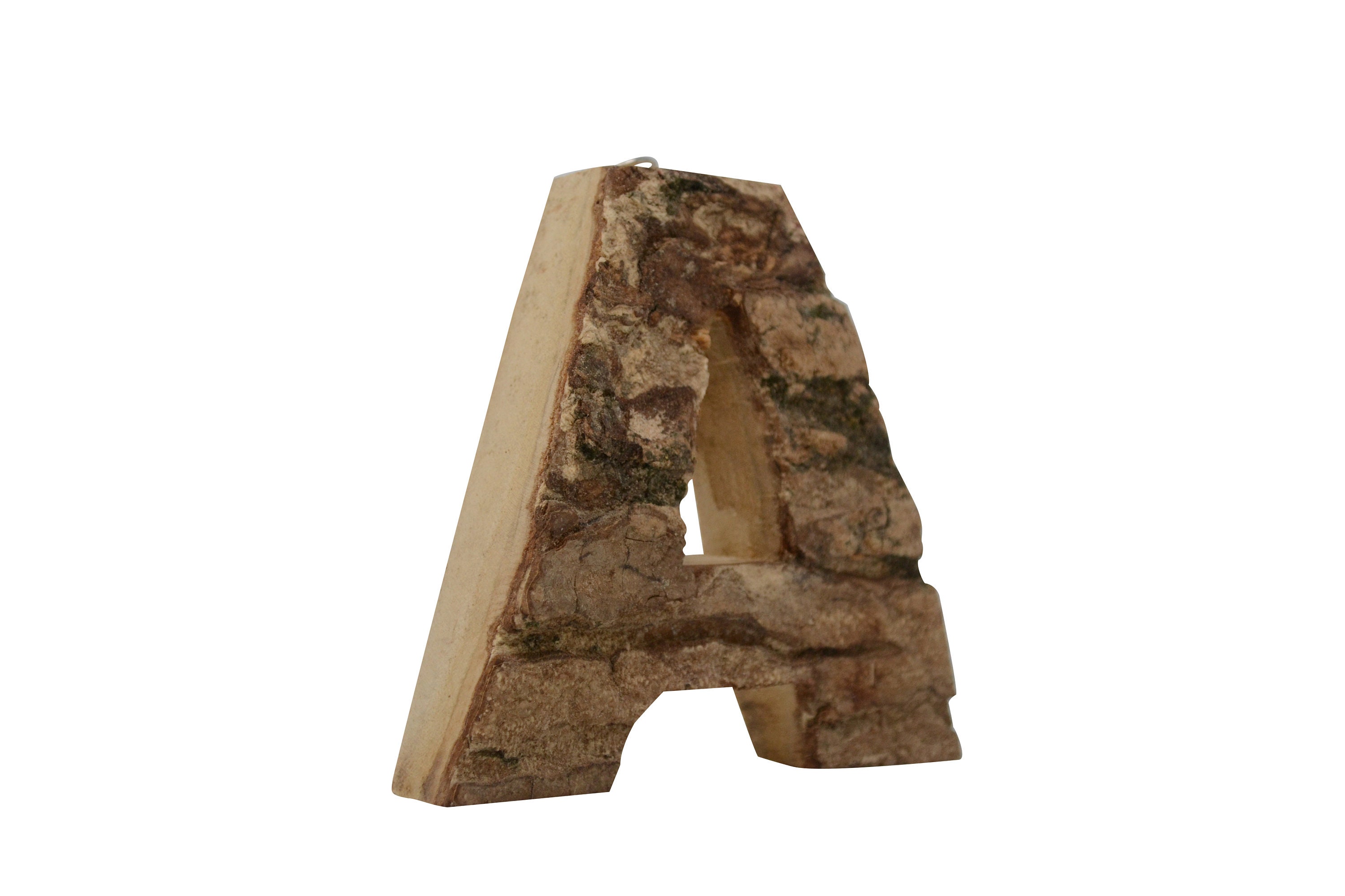 Rustic Bark Wooden Tree Trunk 8cm Letters Alphabet A-Z & - Etsy UK
