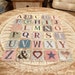 Resin Ceramic Letter Alphabet Pattern Tile Coaster Personalise Coasters ...