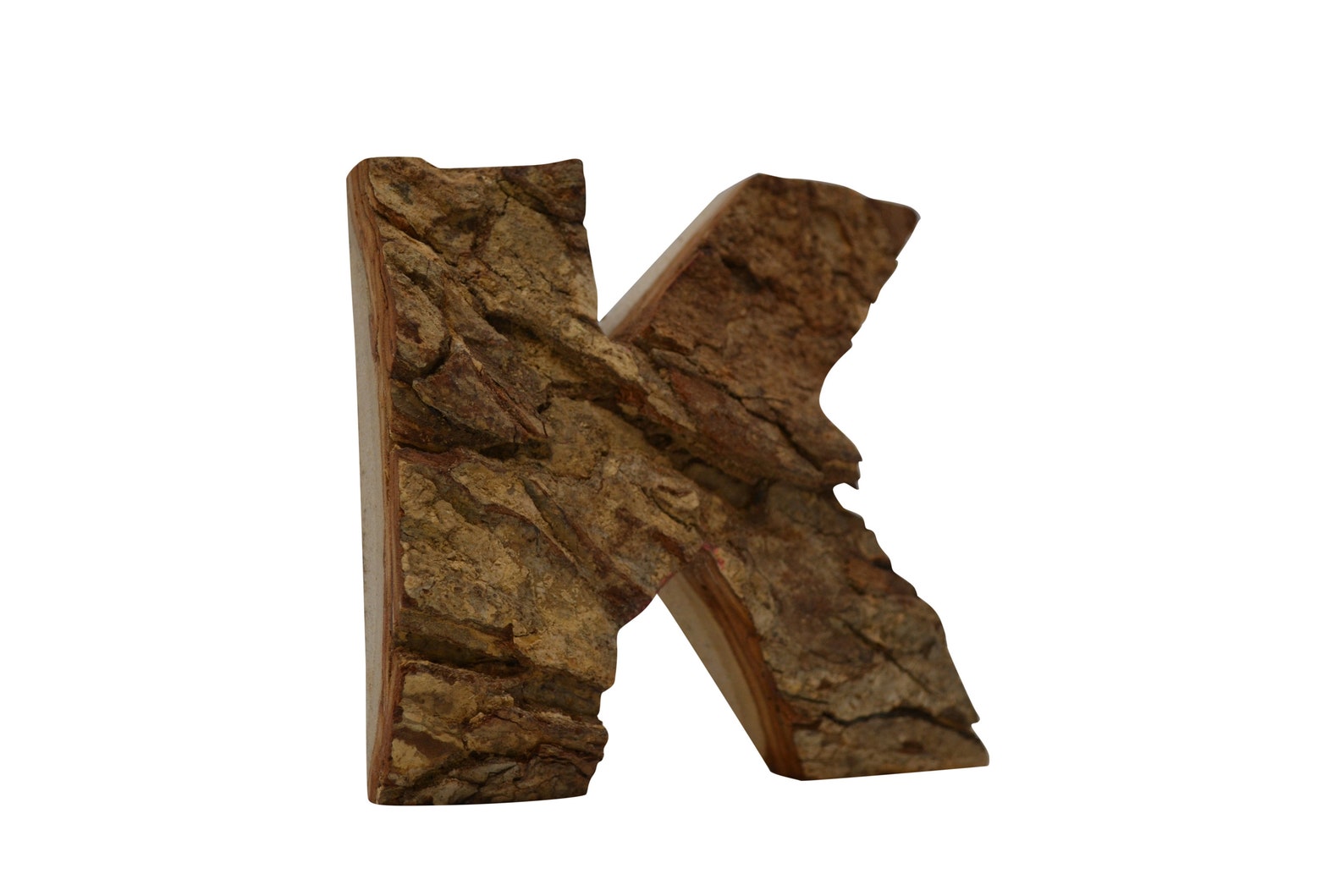 Rustic Bark Wooden Tree Trunk 8cm Letters Alphabet A-Z & | Etsy UK