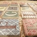 Resin Ceramic Letter Alphabet Pattern Tile Coaster Personalise Coasters ...