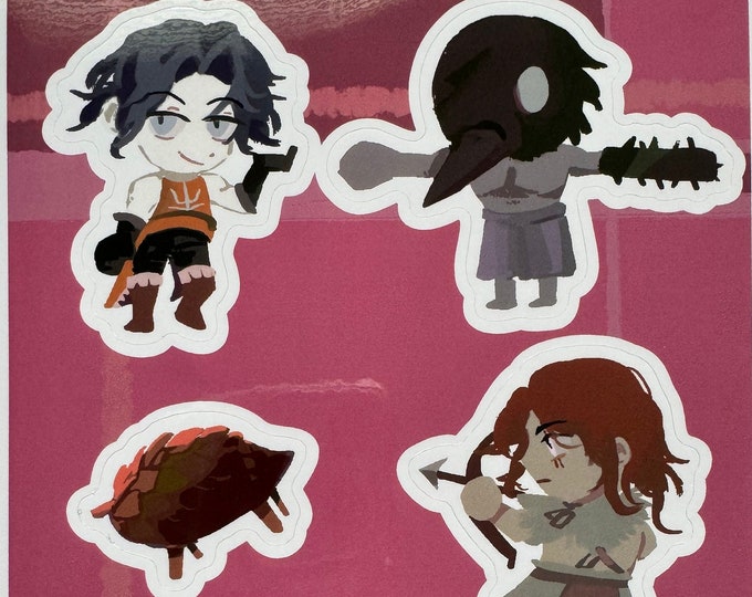 Fear and Hunger Sticker Sheet - Etsy