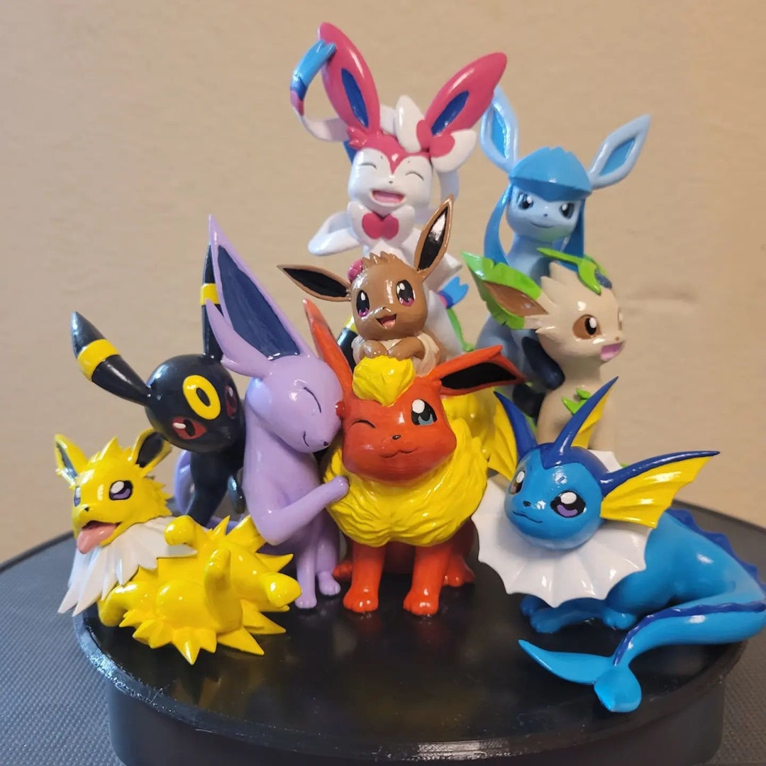 Eeveelution Statue - Mypokeprints - Etsy