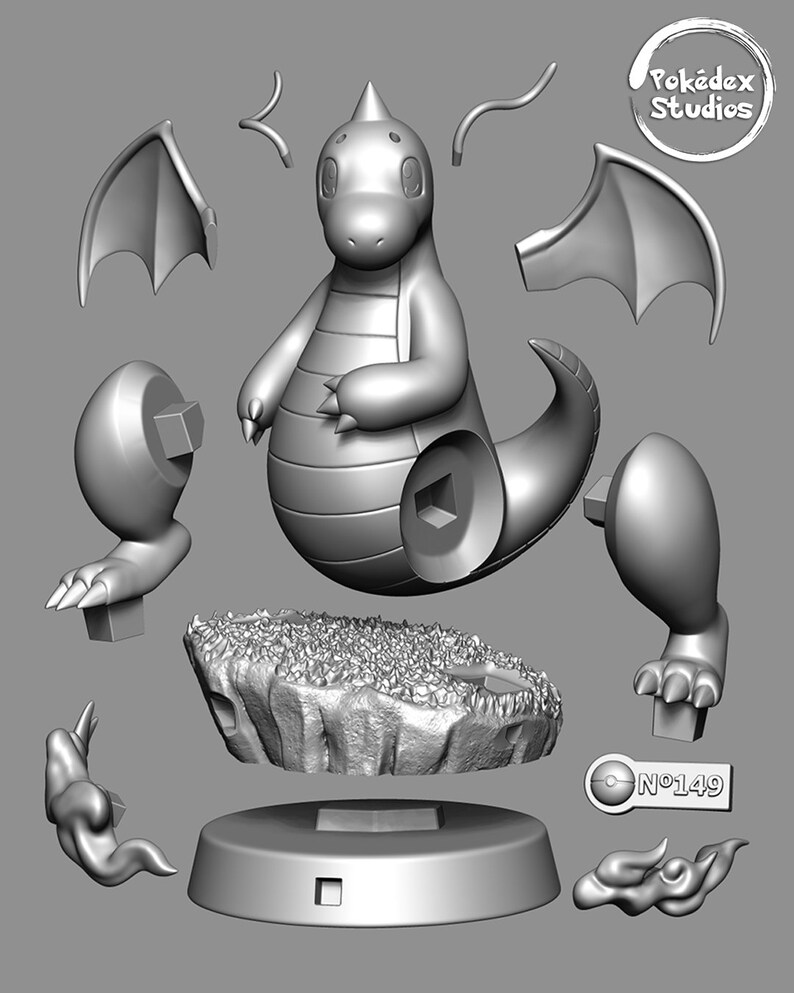 Dragon Figure Figurine Kit - Etsy