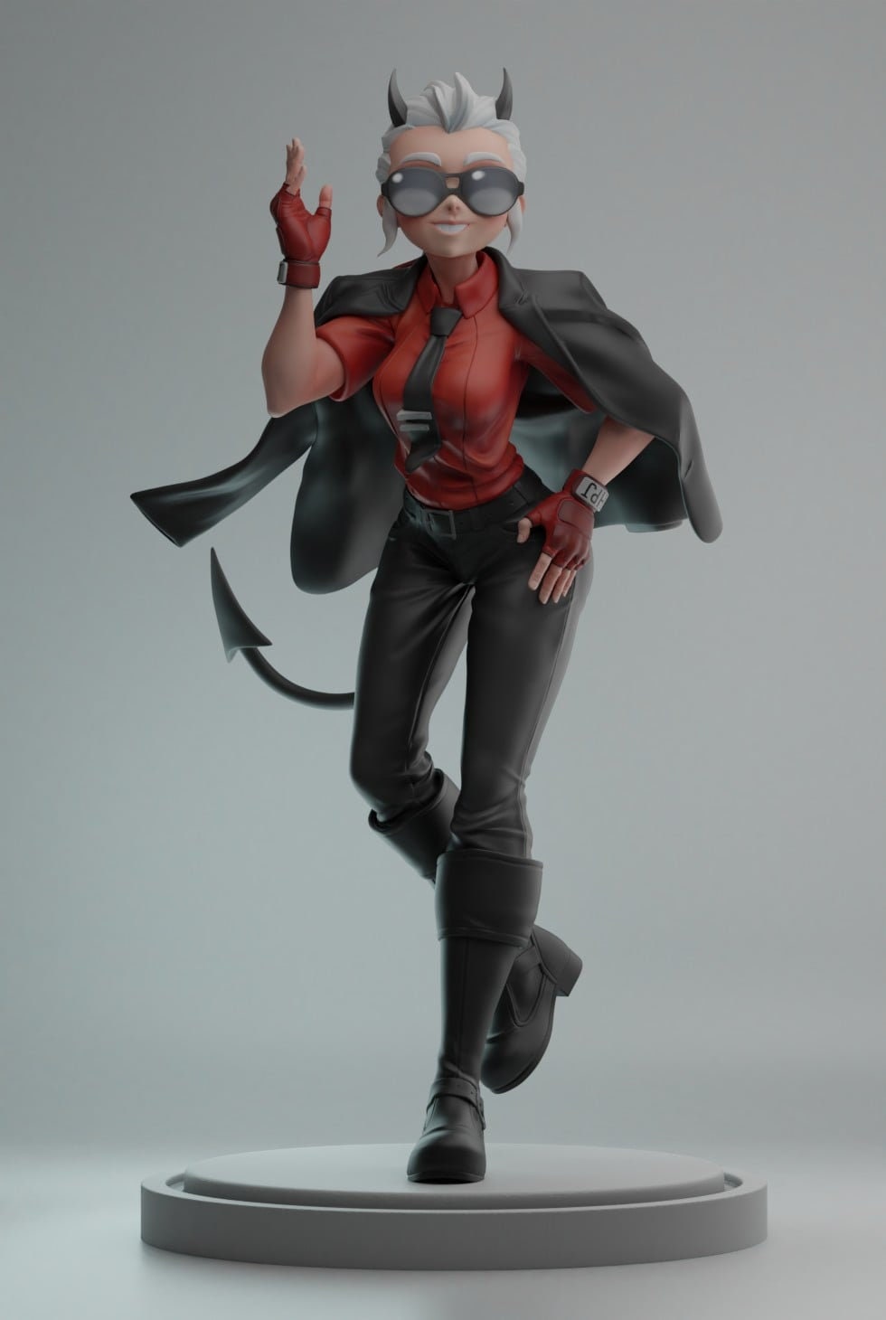 Helltaker Justice Figurine Rubim Figurine Kit - Etsy UK