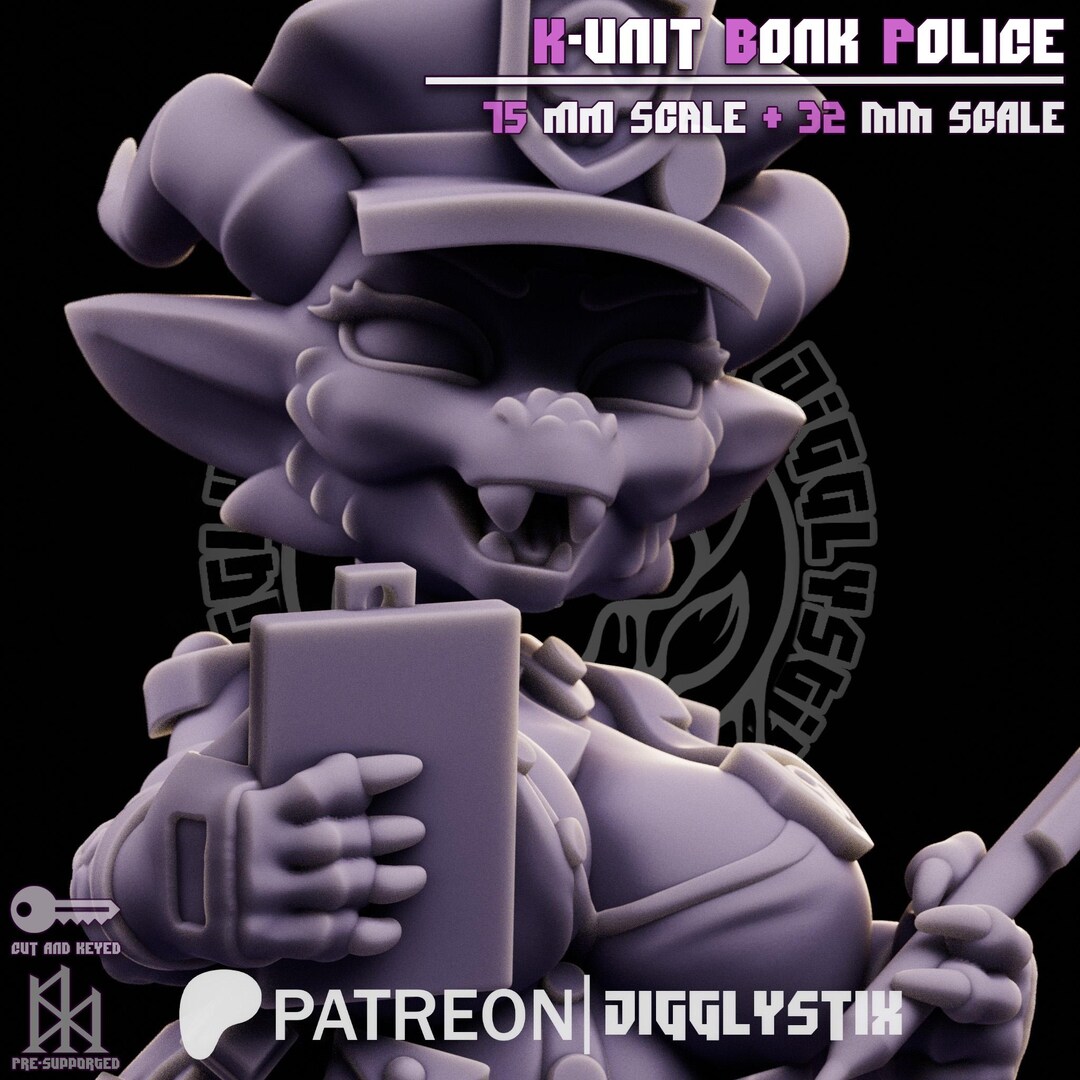 K-unit Bonk Police - Jigglystix - Etsy