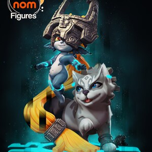 Chibi Imp and Wolf Nomnomfigures Figurine Kit - Etsy