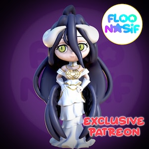 Chibi Albedo Figurine Kit - Etsy