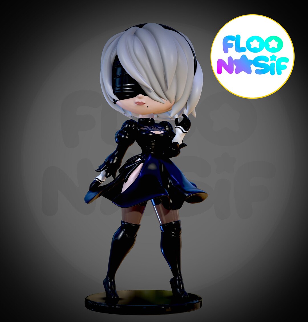 Chibi 2B Figurine Kit - Etsy