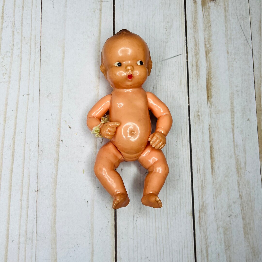 Vintage 1950s Irwin 5.5 Inch Celluloid Kewpie Doll, Hard Plastic ...