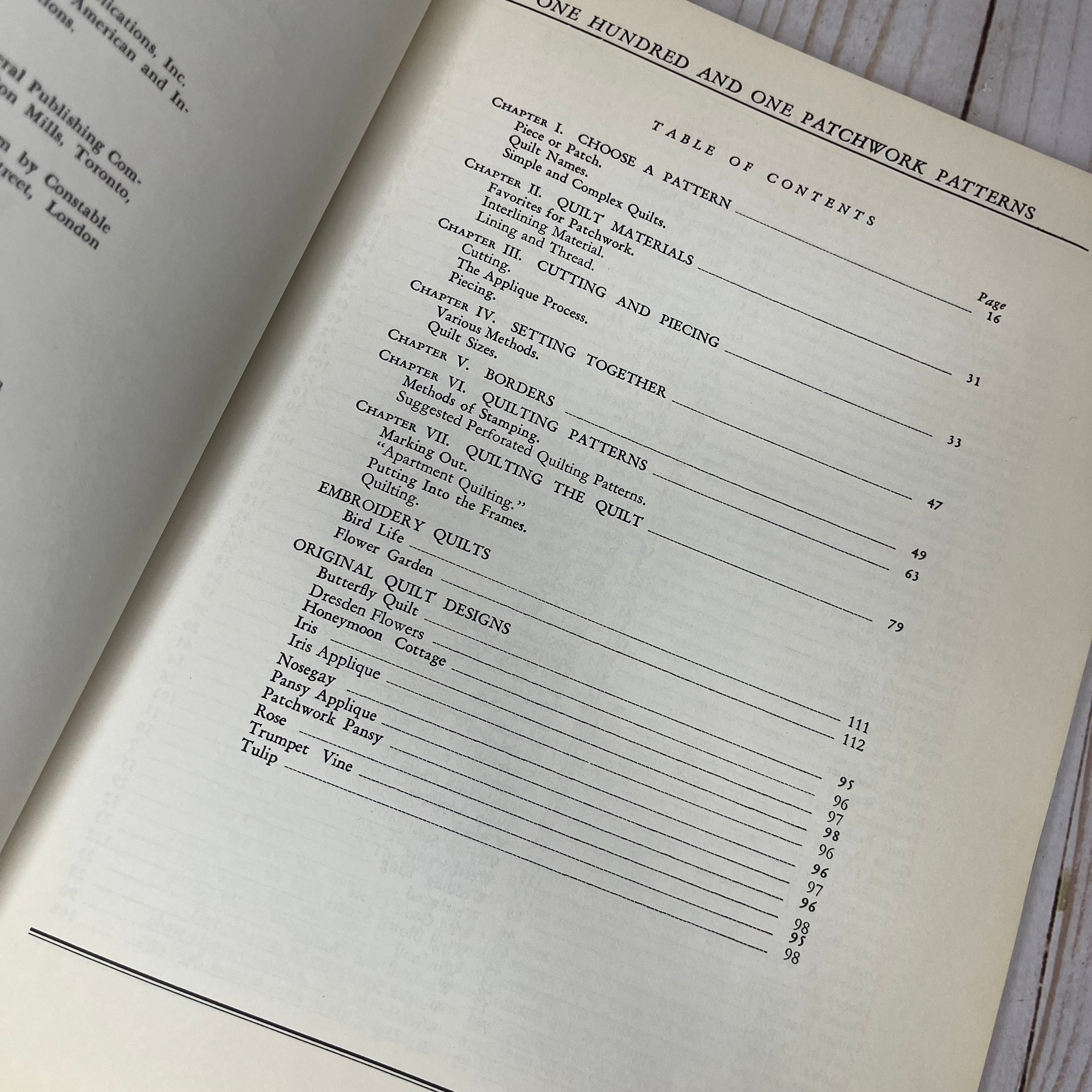 101 Patchwork Patterns by Ruby Kim, Vintage 1962 Paperback Quilting Manual and Patterns, Dover ...