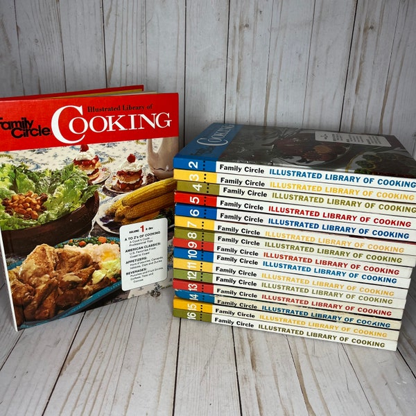 Vintage Cookbook Set - Etsy