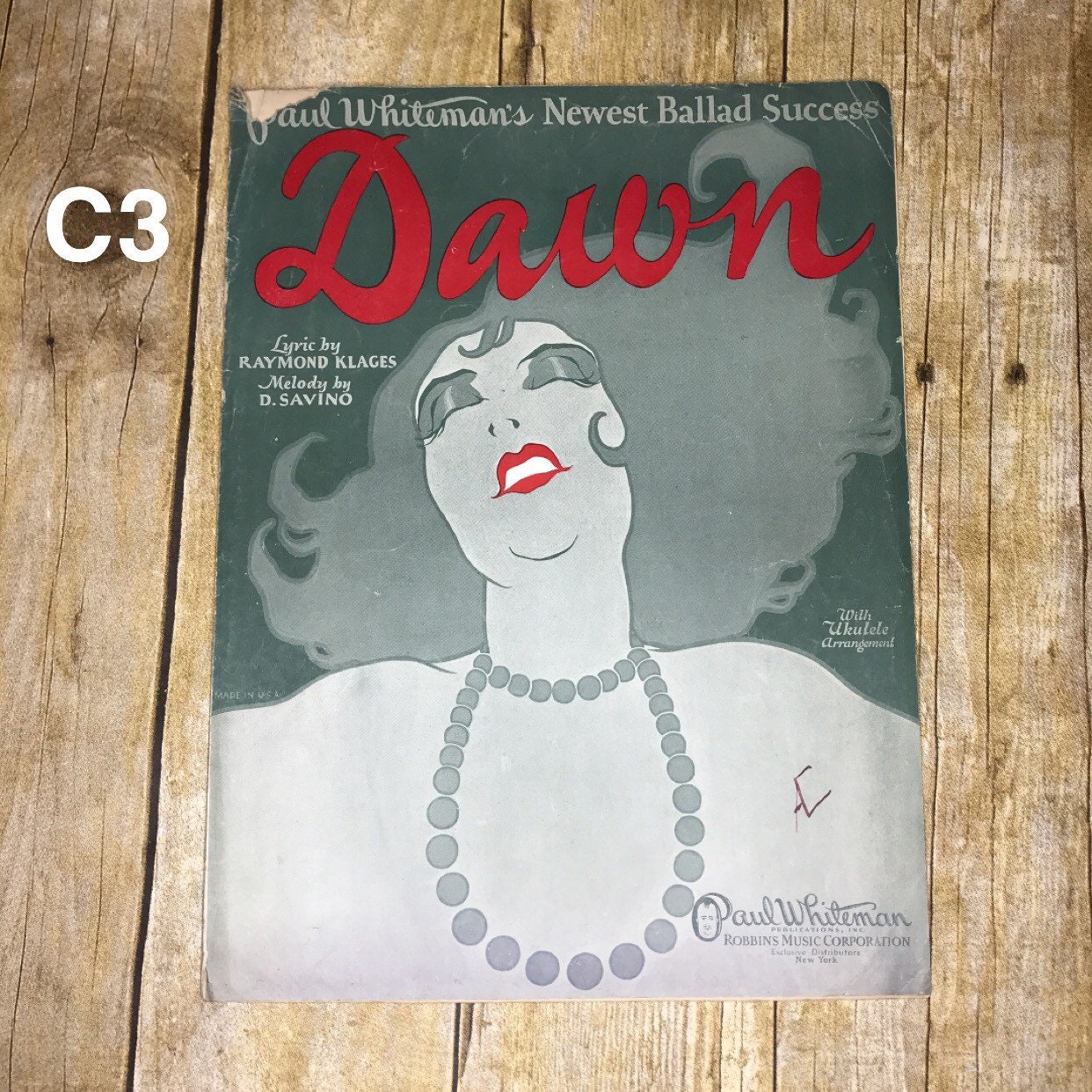 Vintage 1920s Sheet Music, Vintage Piano Music Sheets, 1920s Piano ...