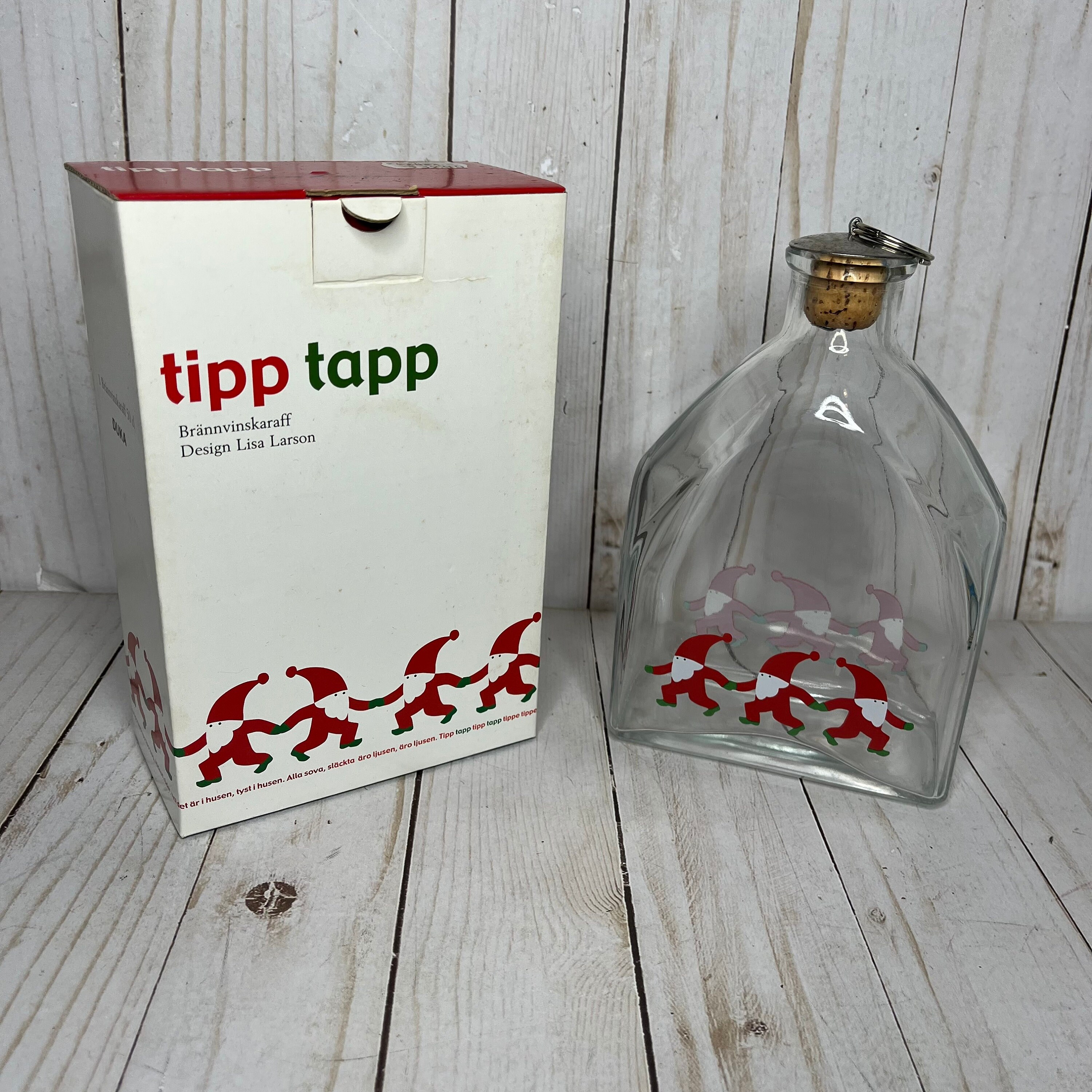 Tipp Tapp Brannvinskaraff Swedish Norwegian Christmas Santa - Etsy