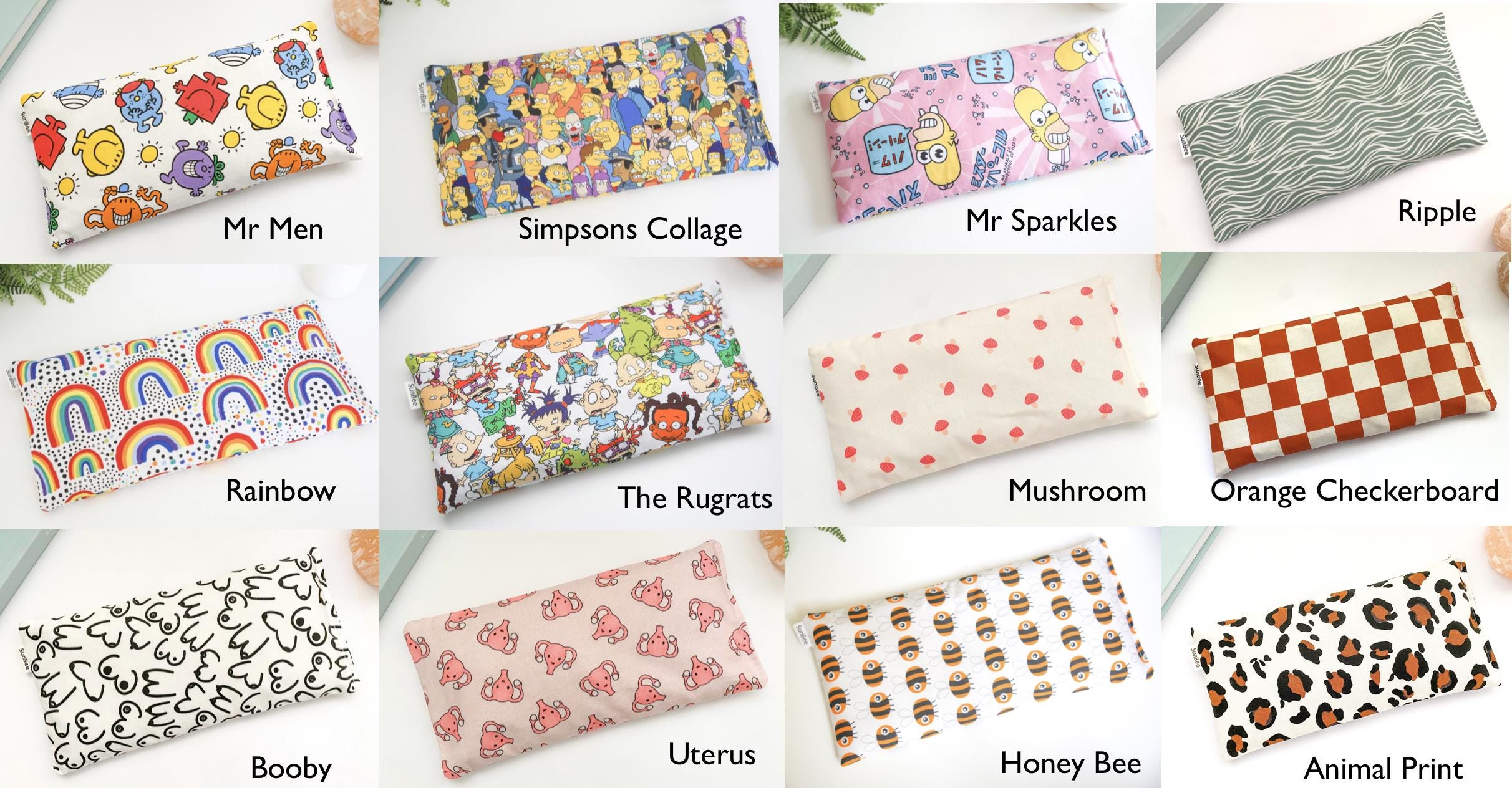 Variety of Lupin Mini Heat Packs | Lavender Scented | Multiple Patterns ...