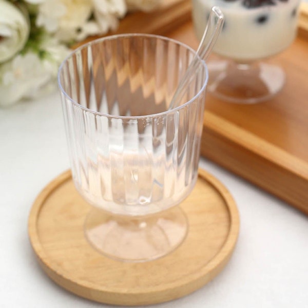 Glass Dessert Cups - Etsy