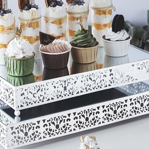 14 Geometric Cake Stand Gold Display Riser Metal Cake | Etsy