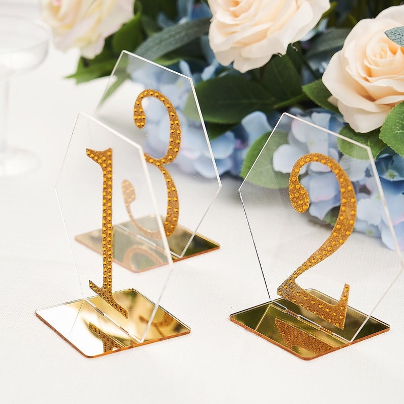 Table Number Stands - Etsy
