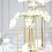 Set of 4 Matte Gold Wedding Flower Stand Metal Vase Column - Etsy