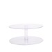 2 Tier 18 Clear Cake Stand Acrylic Glass Cake Stand | Etsy