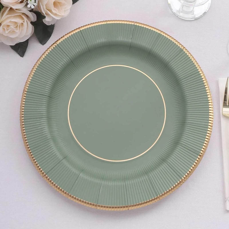 Green Paper Placemats Round - Etsy