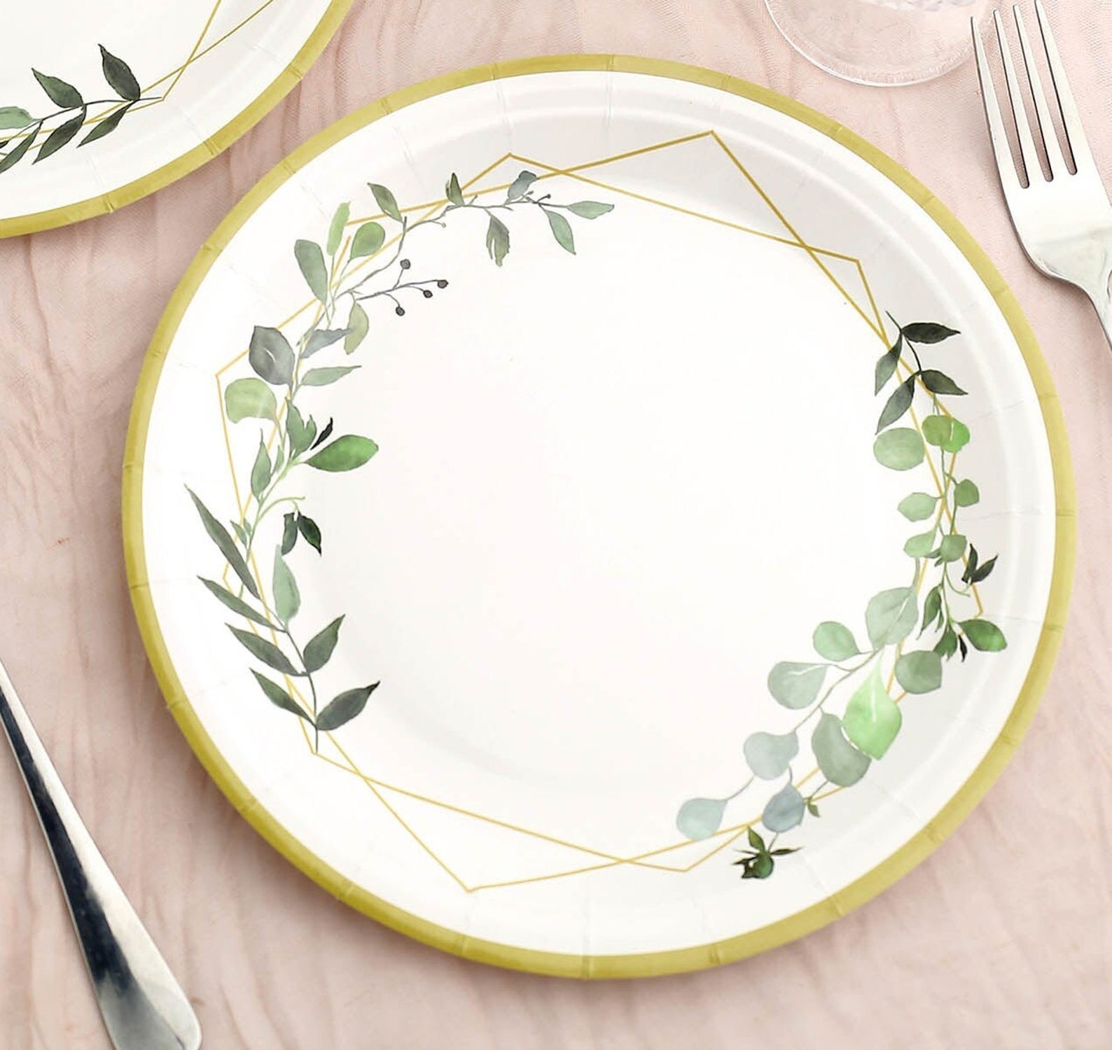 24 Pack 9 Floral Paper Party Plates Girl Party - Etsy