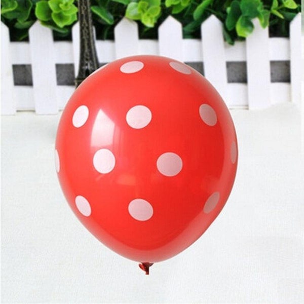 Polka Dot Balloons - Etsy