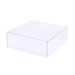14x14 Clear Acrylic Cake Box Stand, Transparent Display Box Pedestal ...