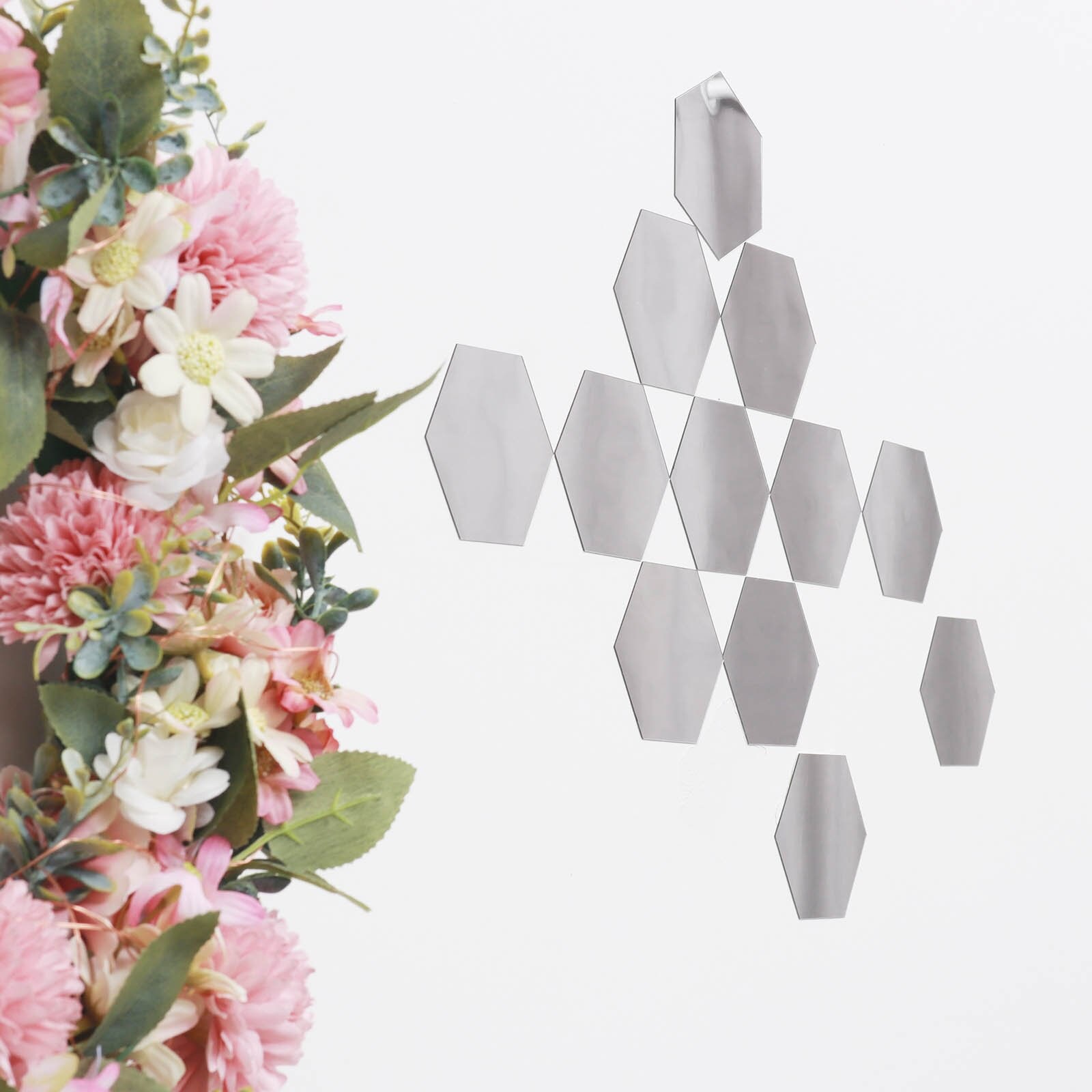 12 Hexagon Mirror Wall Decal Wall Stickers Acrylic Mirror for - Etsy