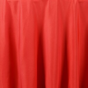 132" Red Polyester Round Tablecloth - Etsy
