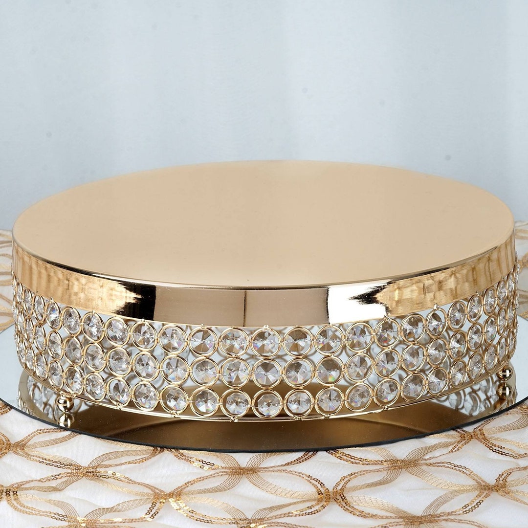 13 Gold Cake Stand Crystal Metal Cake Stand Cake - Etsy