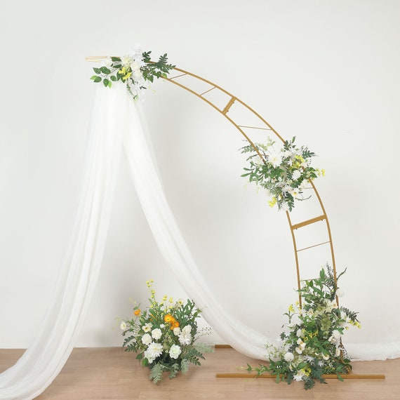 8ft Gold Metal Crescent Moon Wedding Arch Photography Backdrop - Etsy