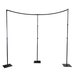 3 Pc Set | 11ft X 13ft Height Adjustable Curved Backdrop Stand ...